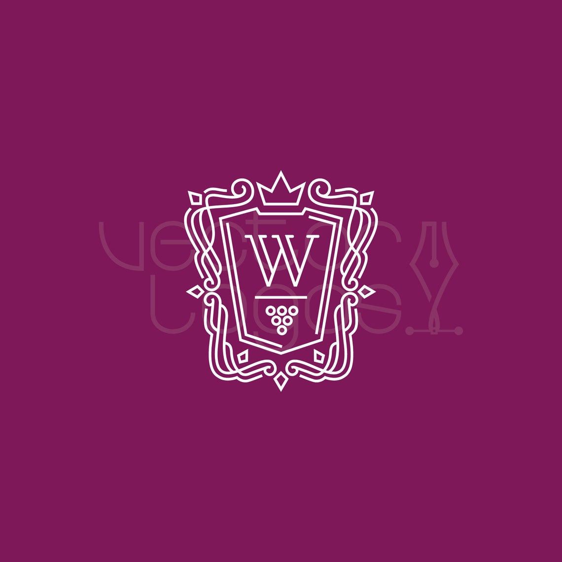 Wine Cellar Logo Design + Customization, Winery Logo, Wine Logo, Wine ...