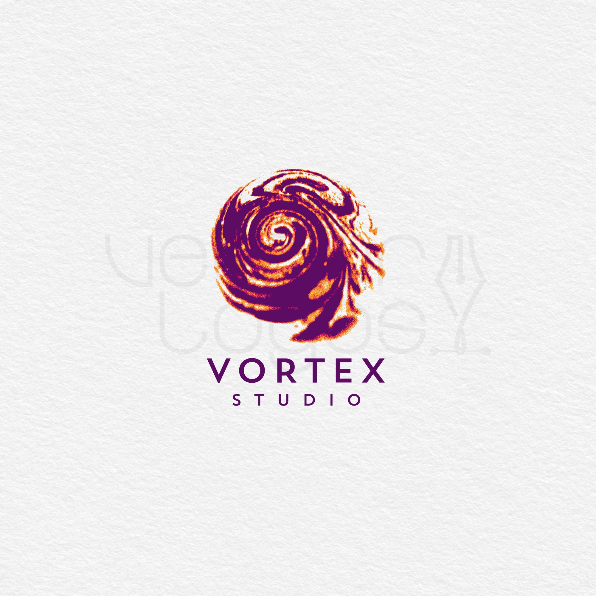 Vortex Logo Design Customization Multipurpose Logo Art - Etsy