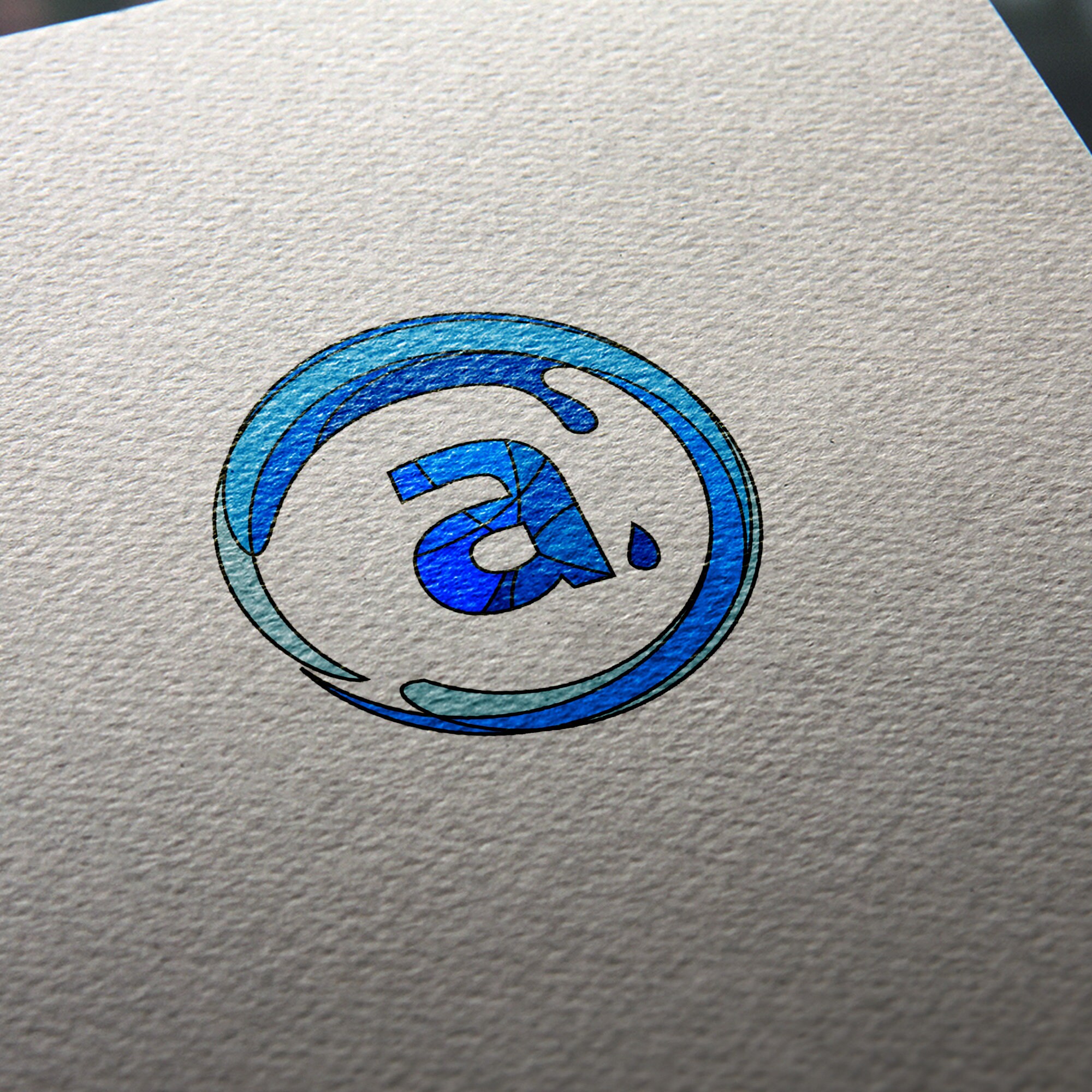 Aqua Symbol Design + Customization, Aqua Logo, Aquatic Logo, Water Logo ...