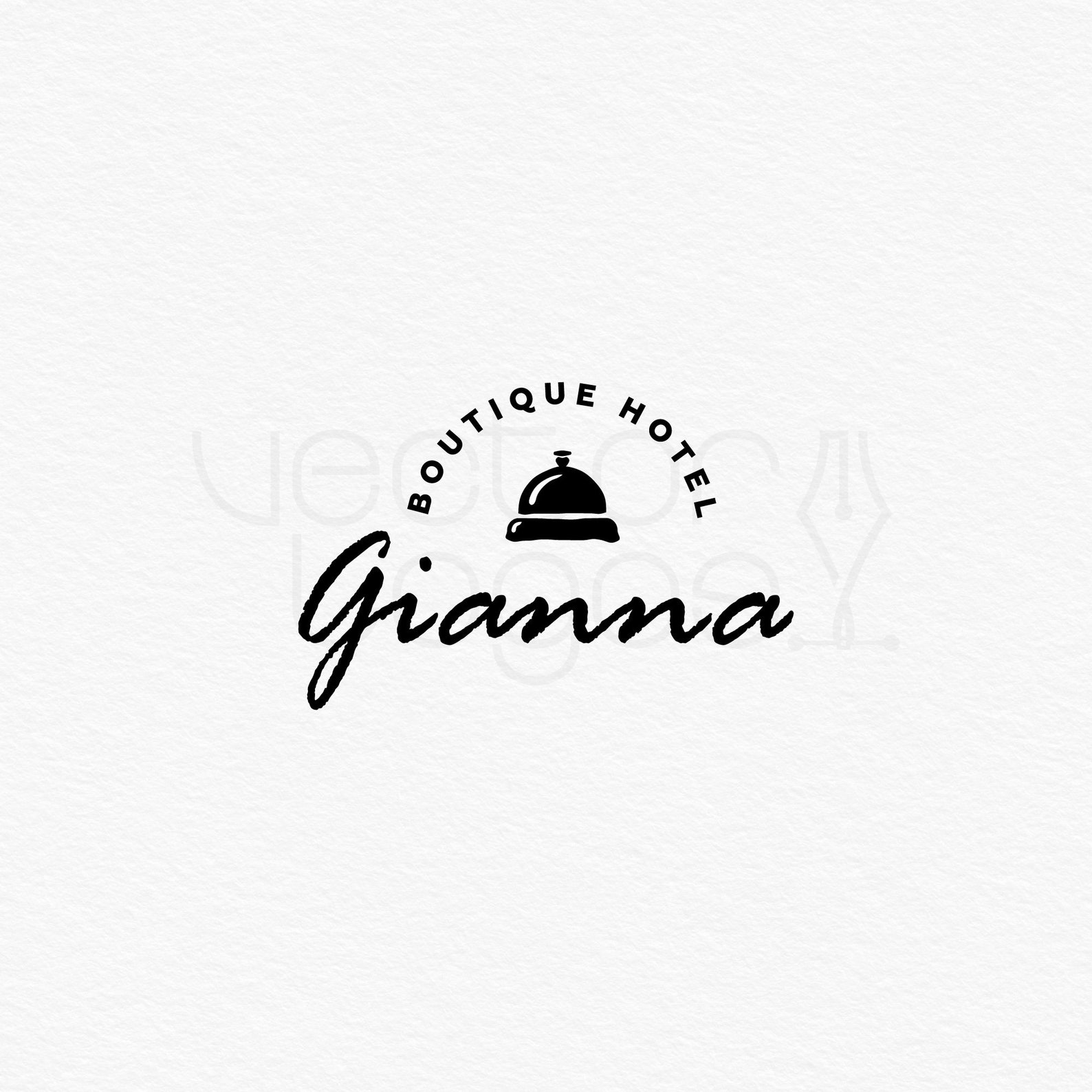 Boutique Hotel Logo Design + Customization, Hotel Logo, Motel Logo ...