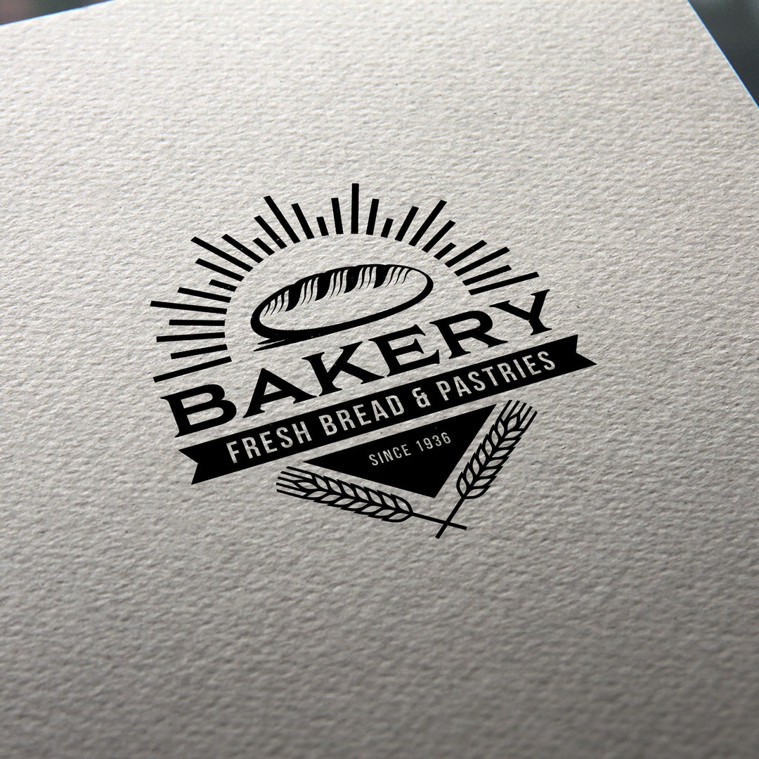 Bakery Logo Design + Customization, Bread Logo, Pastry Logo, Organic ...