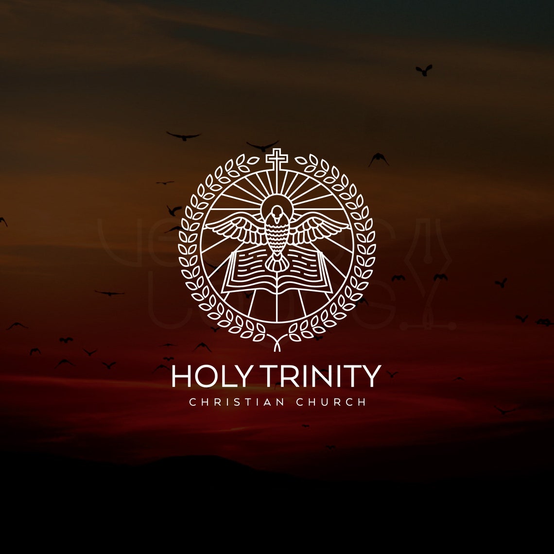 Church Logo Design + Customization, Christianity Logo, Religious Logo ...