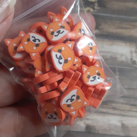 Polymer Clay Corgi Dog Slices, Nail Art Flat Backs, Slime Sprinkles by ...