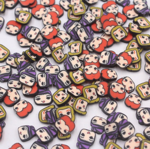 Polymer Clay Hocus Pocus Slices Nail Art Flat Backs Slime - Etsy