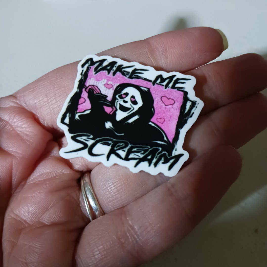 Classic Horror Ghostface Planar Resin, Hair Bow Centers, Decoden ...