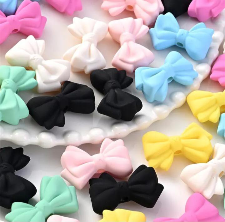 Silicone Bow Beads, Cute Kawaii Beads for Kandi - Etsy
