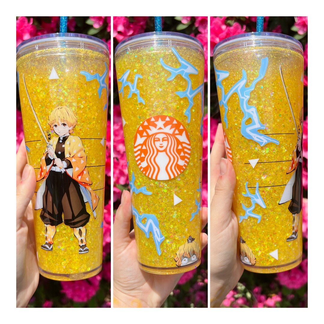 Orange Anime Snow Globe Tumbler - Etsy