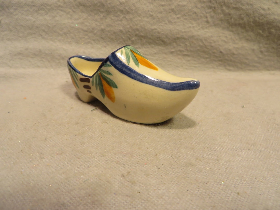 Vintage Miniature Quimper France Pottery Shoe - Etsy