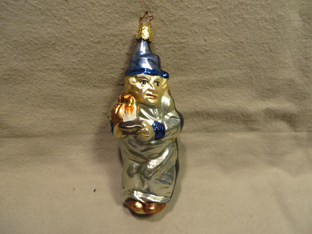 Vintage Inge Glas Germany Blown Glass Christmas Ornament - Two-sided ...