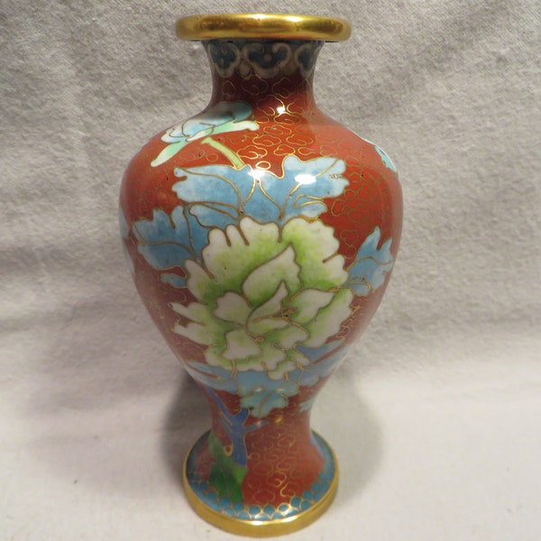 Small Cloisonne Vase - Etsy