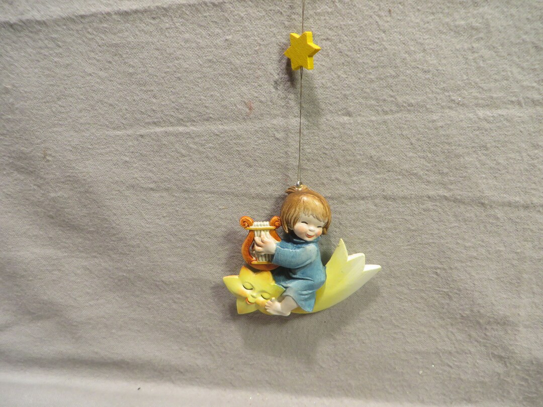 Vintage Anri Juan Ferrandiz Toriart Angel Riding a Shooting - Etsy