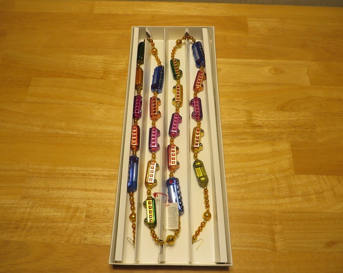 Vintage Christopher Radko Beaded Garland - Christmas Express - Etsy