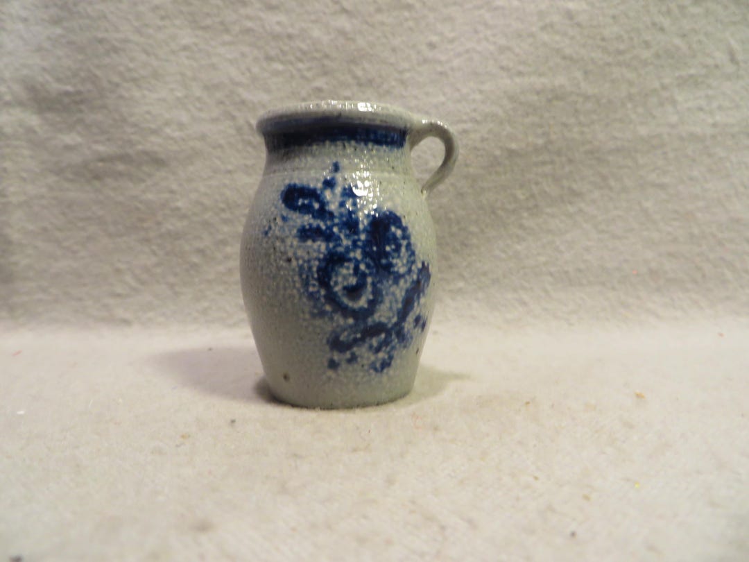 Vintage Rowe Salt Glaze Pottery Miniature Handled Jug - Etsy