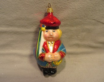 Vintage Made in Poland Calik's Artistry Blown Glass Christmas Ornament ...