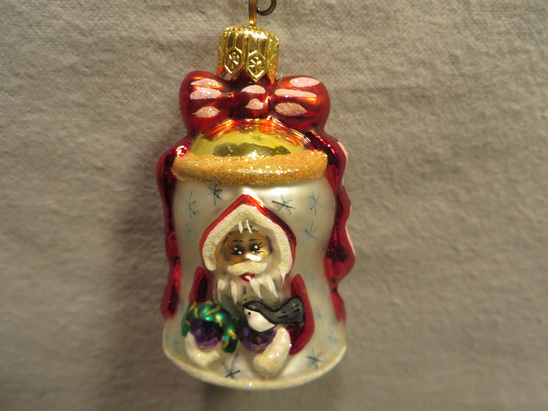 Vintage Christopher Radko Little Gem Blown Glass Christmas Ornament ...