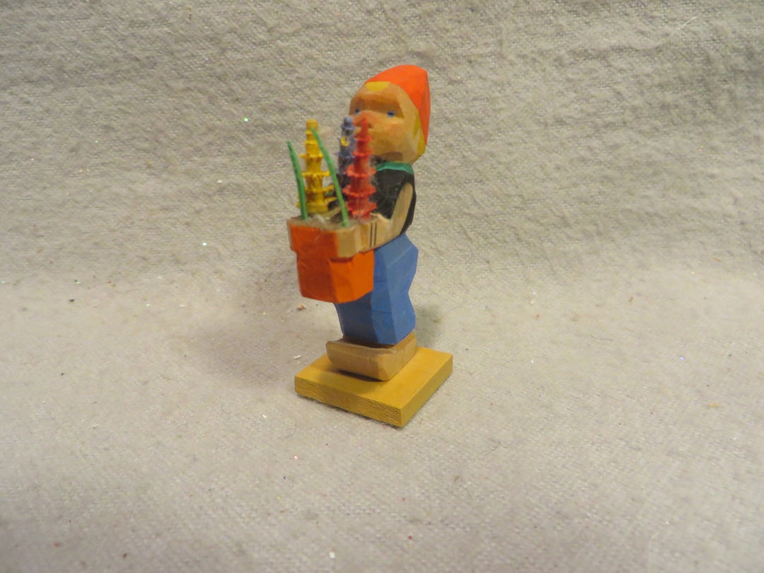 Vintage Emil Helbig Workshop Germany Miniature Erzgebirge Carve Wood ...