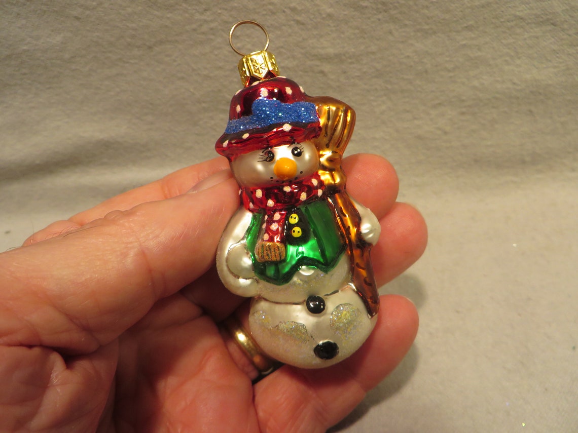 Vintage Christopher Radko Little Gem Blown Glass Christmas Ornament ...