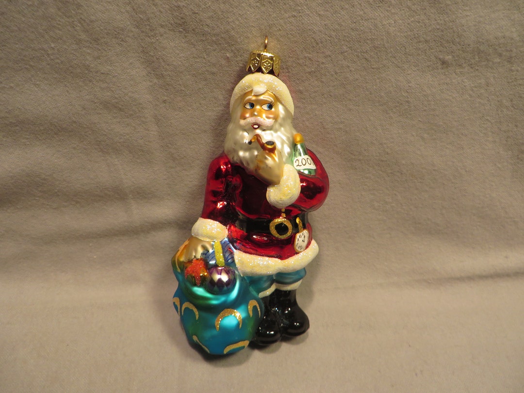 Vintage Christopher Radko Blown Glass Christmas Ornament - "millennial ...