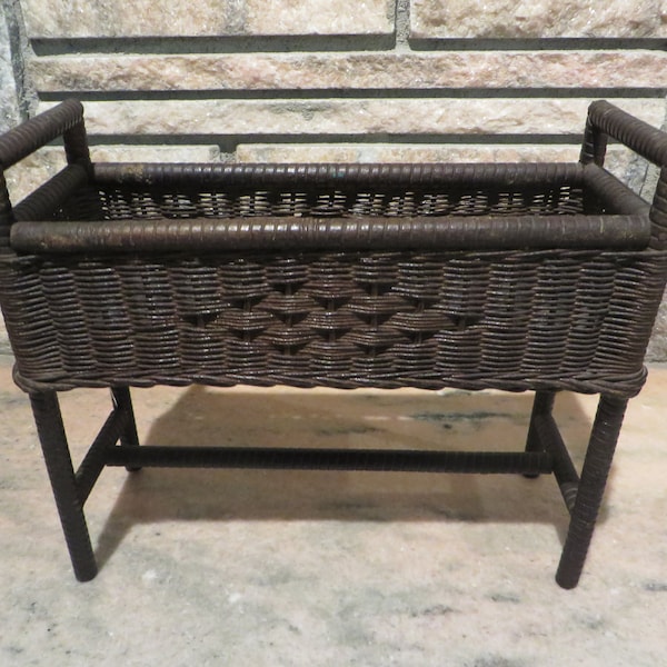 Wicker Planter - Etsy