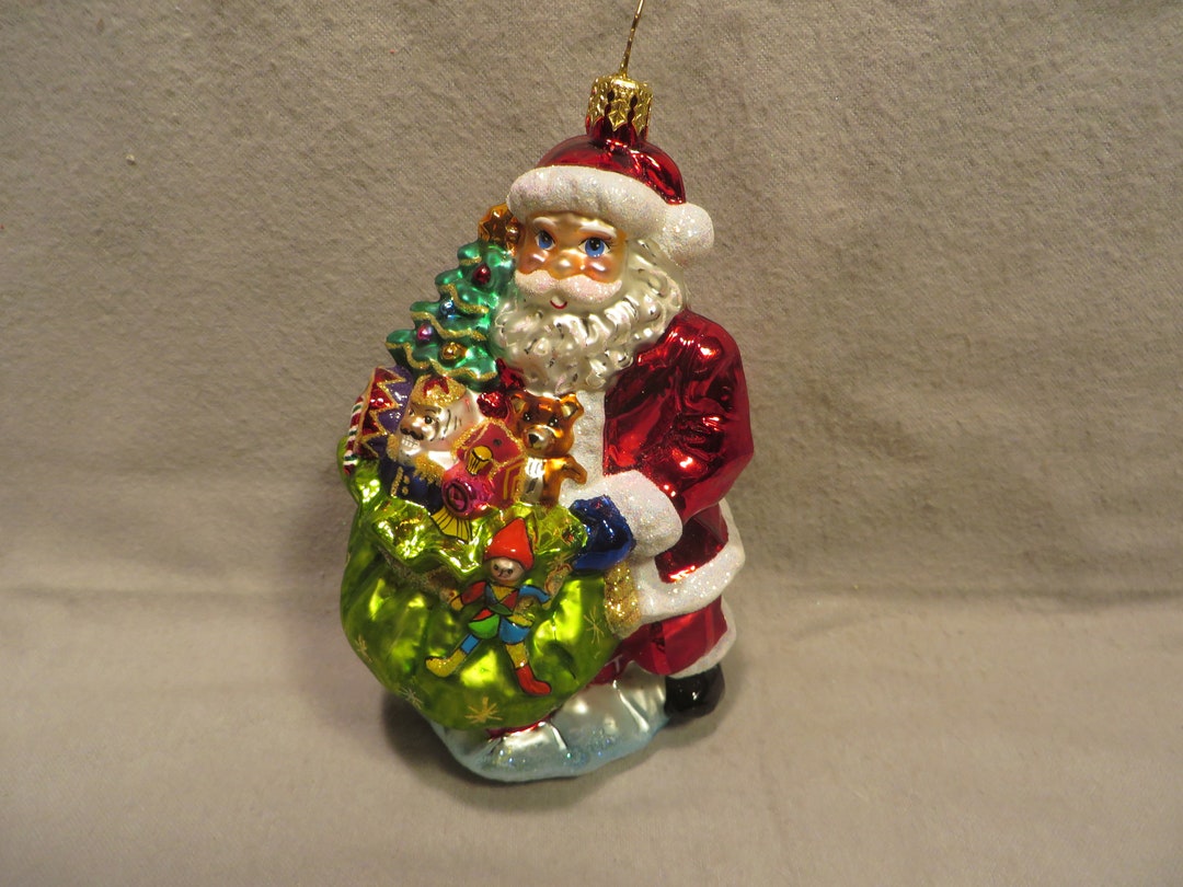 Vintage Christopher Radko Blown Glass Christmas Ornament - Deluxe ...