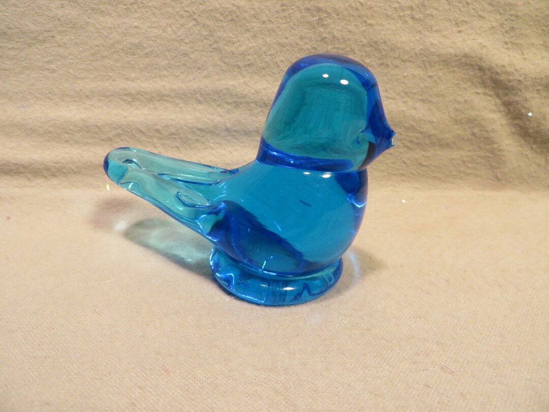 Vintage Signed and Dated Titan Glass 2 3/4" Tall Roy Ray Happy Little ...