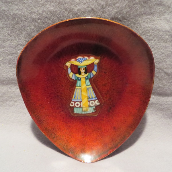 Enameled Copper Dish - Etsy