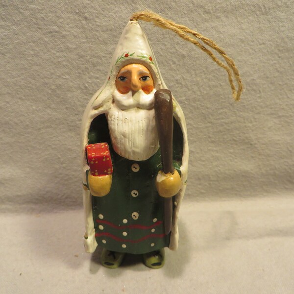 Folk Art Santa - Etsy