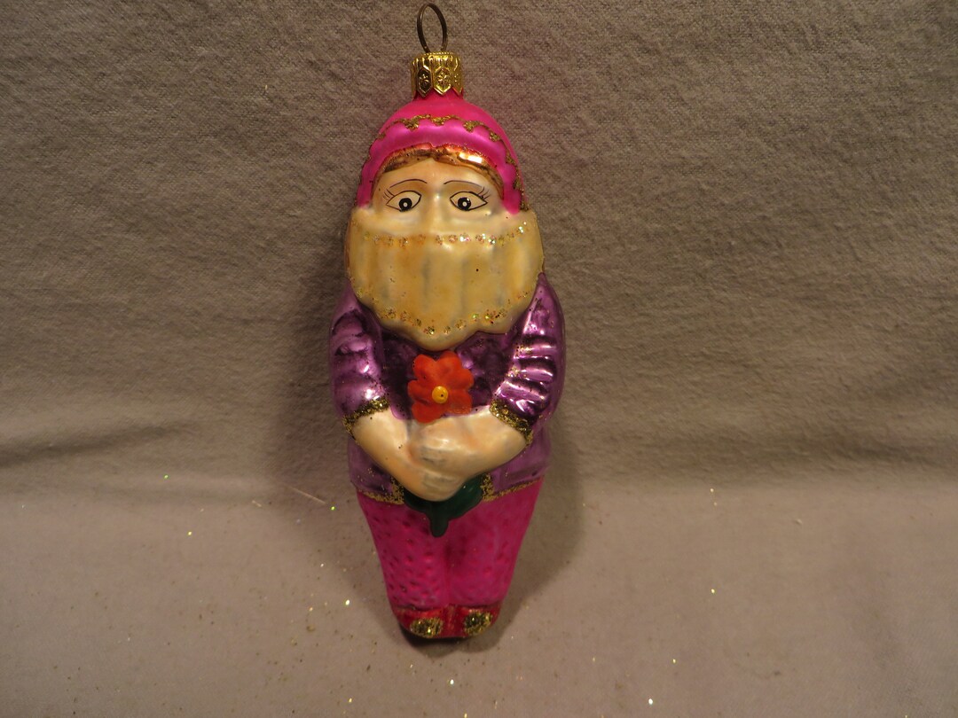 Vintage Made in Poland Calik's Artistry Blown Glass Christmas Ornament ...