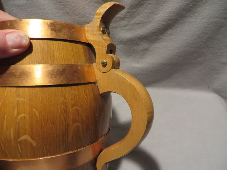 Vintage Large Wood German Beer Stein Koch-brau Kusel - Etsy