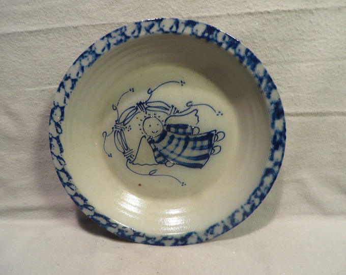 Vintage Eldreth Salt Glaze Pottery 8 Diameter Pie Plate/shallow Dish ...