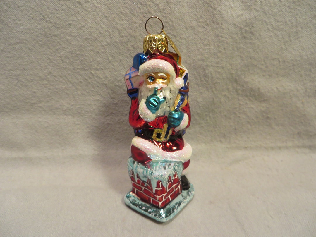 Vintage Christopher Radko Blown Glass Christmas Ornament - Little Gem ...