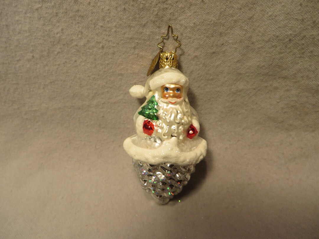 Vintage Christopher Radko Little Gem Blown Glass Christmas Ornament ...