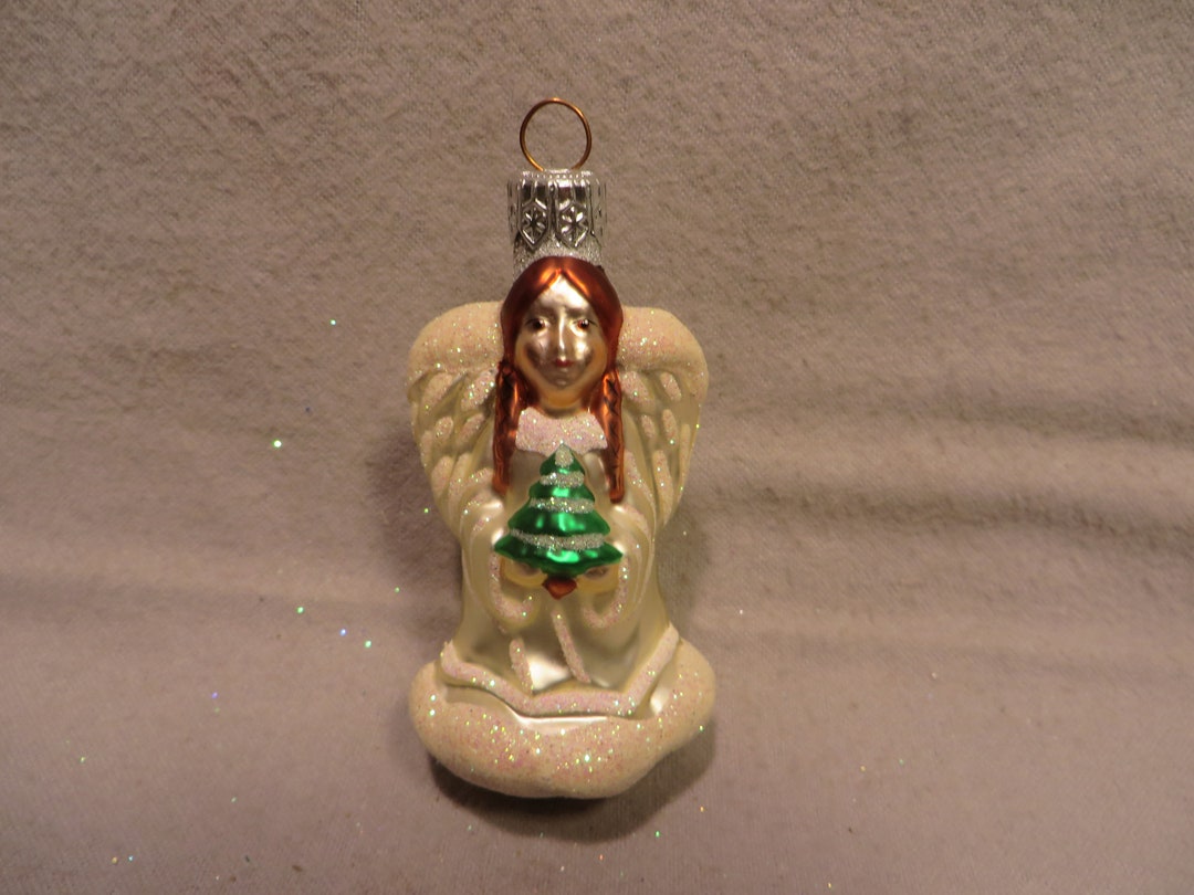 Vintage Patricia Breen Blown Glass Christmas Ornament - Small Silver ...