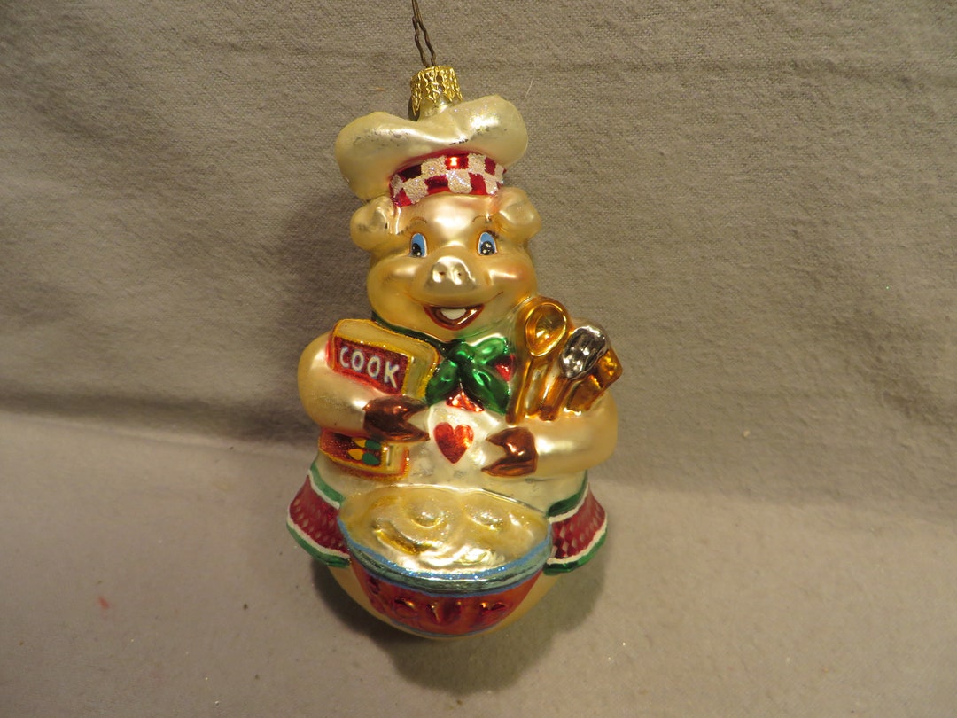 Vintage Christopher Radko Blown Glass Christmas Ornament - Wolfgang ...