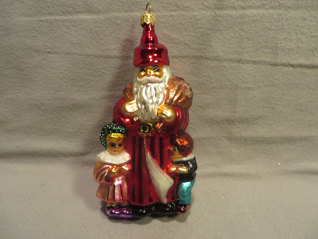 Vintage Christopher Radko Blown Glass Christmas Ornament - Gather Round ...