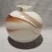Vintage Robert Burch Signed Hand Blown Brown Swirl Art Glass Vase - Etsy