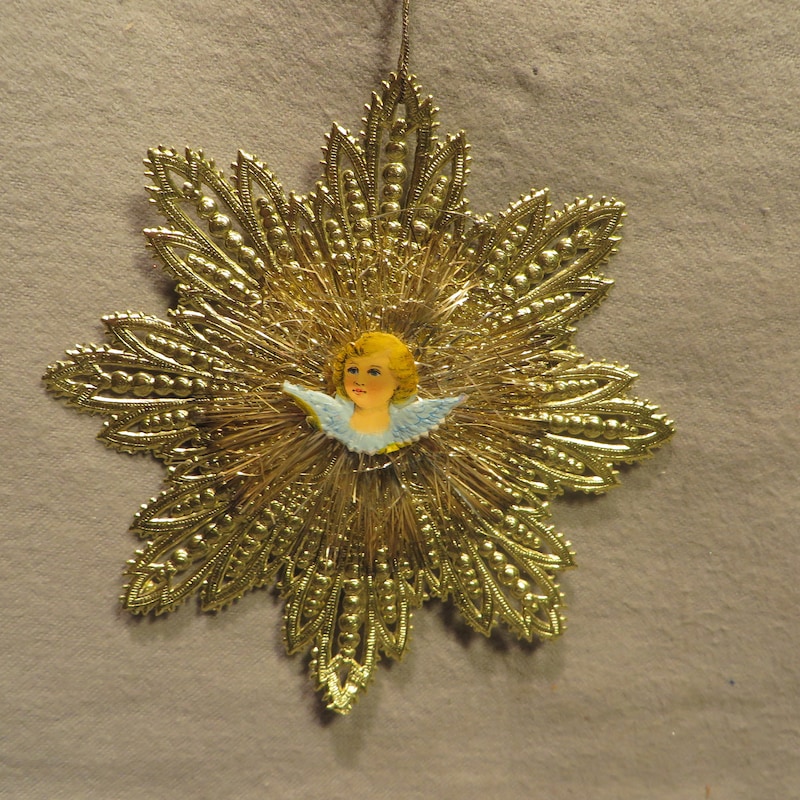 Dresden Angel Ornament - Etsy