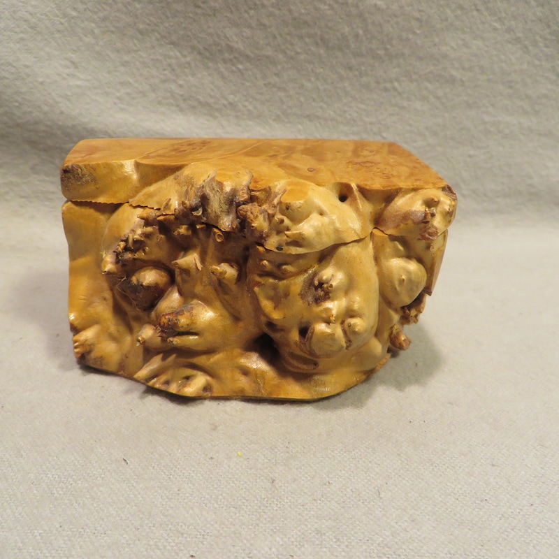 Burl Wood Box - Etsy