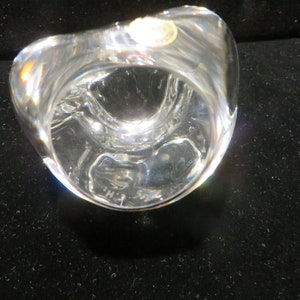 Vintage Holmegaard Swedish Crystal Owl Paperweight Signed C.H. - Etsy