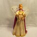 Vintage made in Japan Red Robed Angel Tree Topper - Etsy