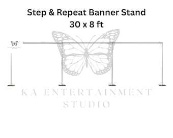 Step and Repeat Banner Backdrop Stand, Durable Banner Stand, Multiple ...
