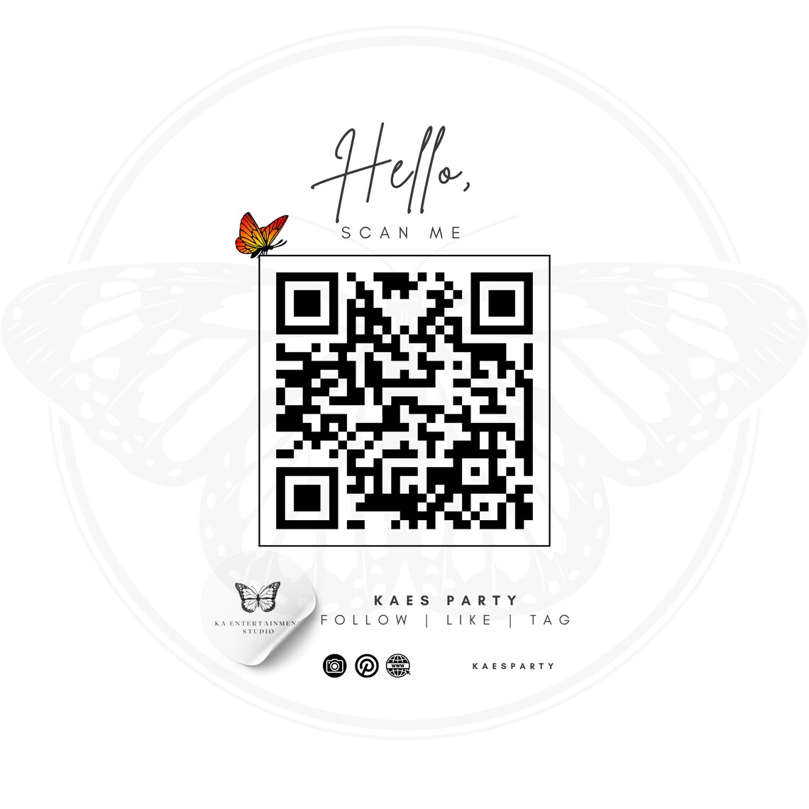 Custom QR CODE Sign for Business, Modern, Personalized Signage for ...