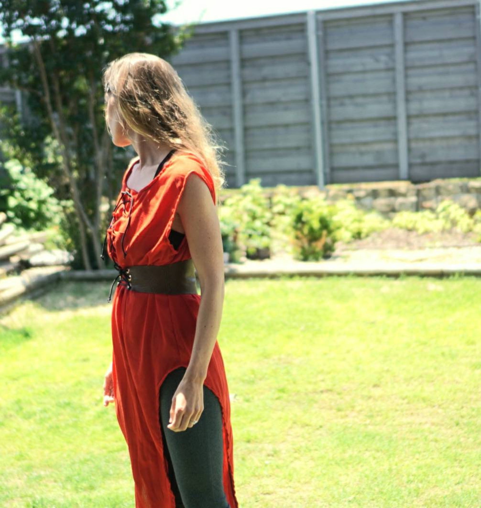 Cosplay Tunic LARP Tunic Elven Dress Tunic Red Tunic Adult - Etsy