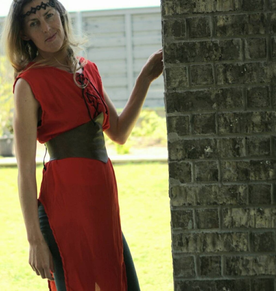 Cosplay Tunic LARP Tunic Elven Dress Tunic Red Tunic Adult - Etsy