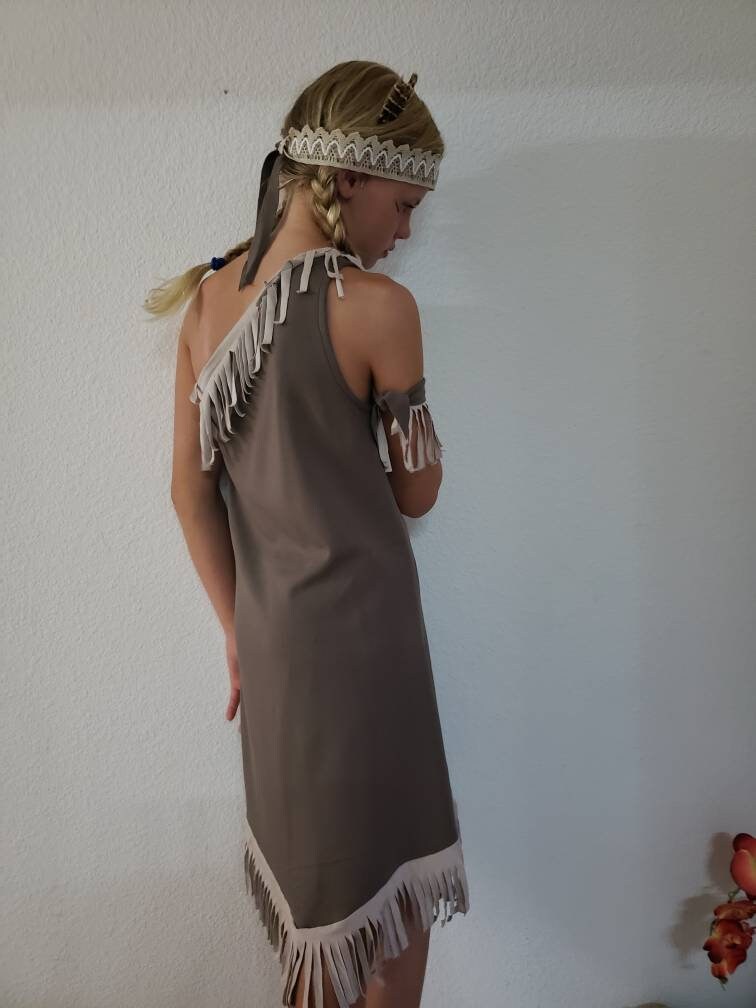 Pocahontas Outfit Indian Costume Sacagawea Costume - Etsy