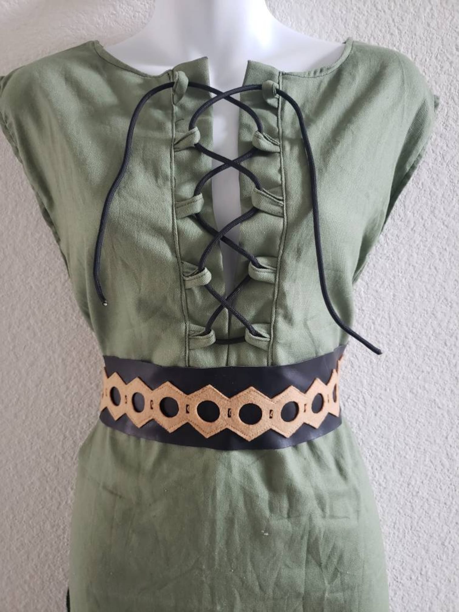 Cosplay Tunic LARP Tunic Elven Dress Tunic Green Tunic | Etsy