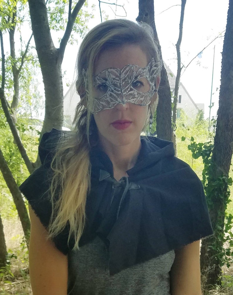 Cosplay Hood Capelet LARP Black Hood Cape Costume Hood - Etsy