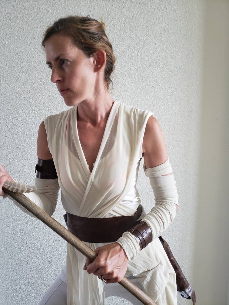 Rey Star Wars Inspired Costume: Women's Outfit With Leather Accessories ...