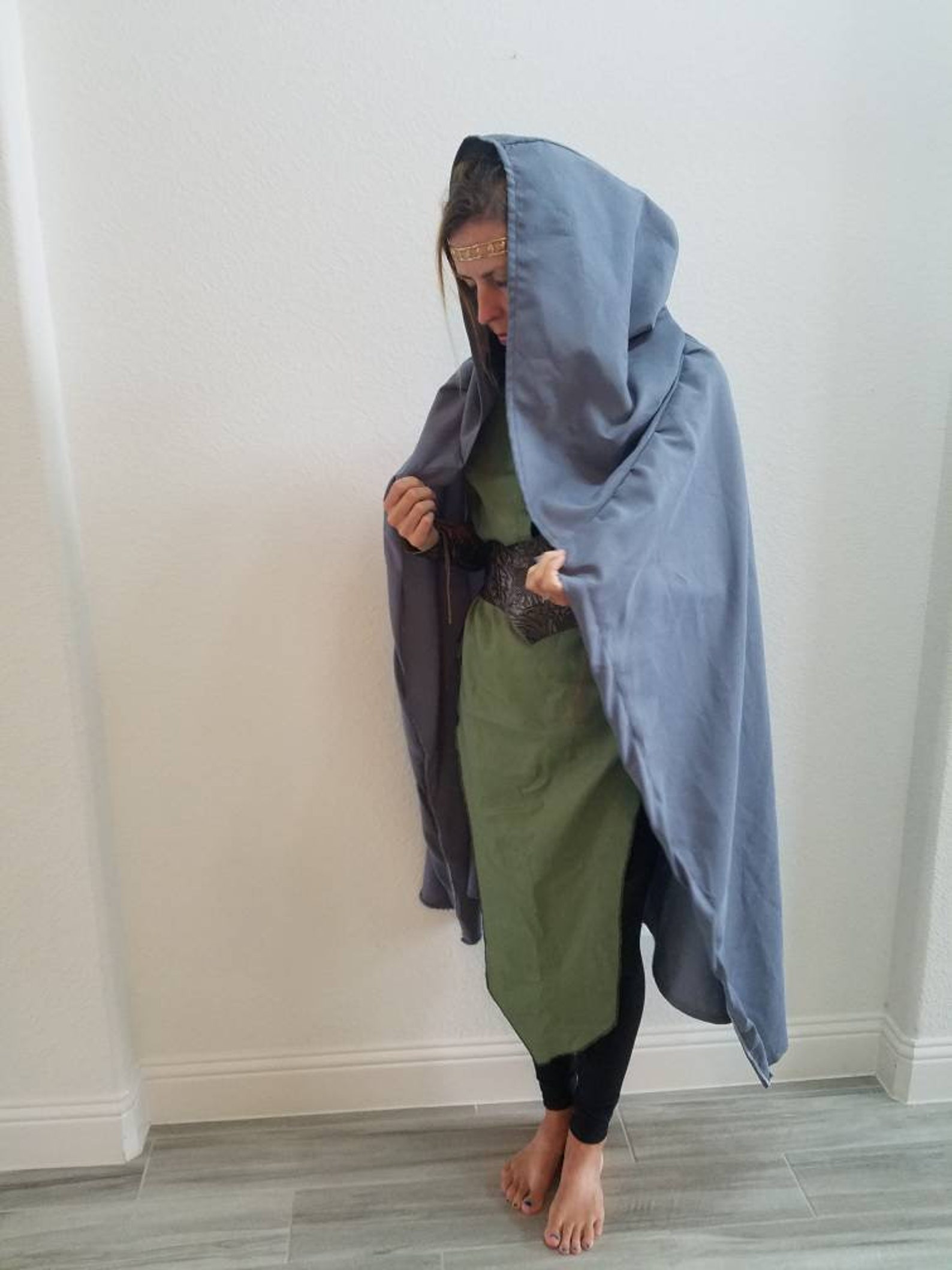 Cosplay Tunic LARP Tunic Elven Dress Tunic Green Tunic | Etsy