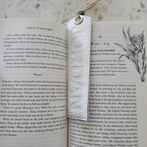 Leather Name Tag, Gift Tag, Place Setting, Bookmark, Leather Bag Tag - Etsy